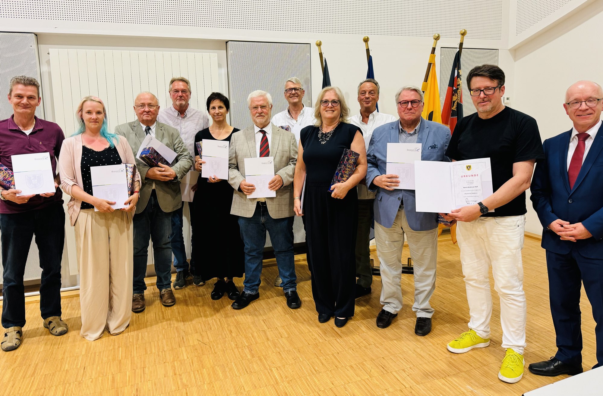 Ehrungen zur konstituierenden Sitzung des Bopparder Stadtrats - Rhein ...