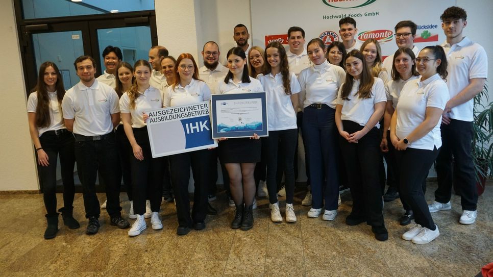 Hochwald Foods GmbH Thalfang bildet vorbildlich aus - Kreis Bernkastel ...